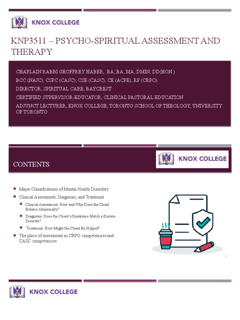 07 Clinical Assessment Diagnosis Treatment Pdf Dsm 5 Diagnostic