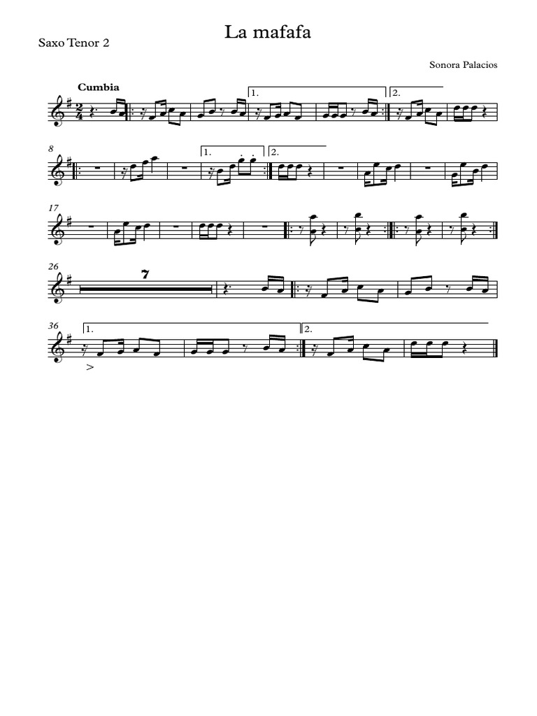 La Mafafa Tenor | PDF