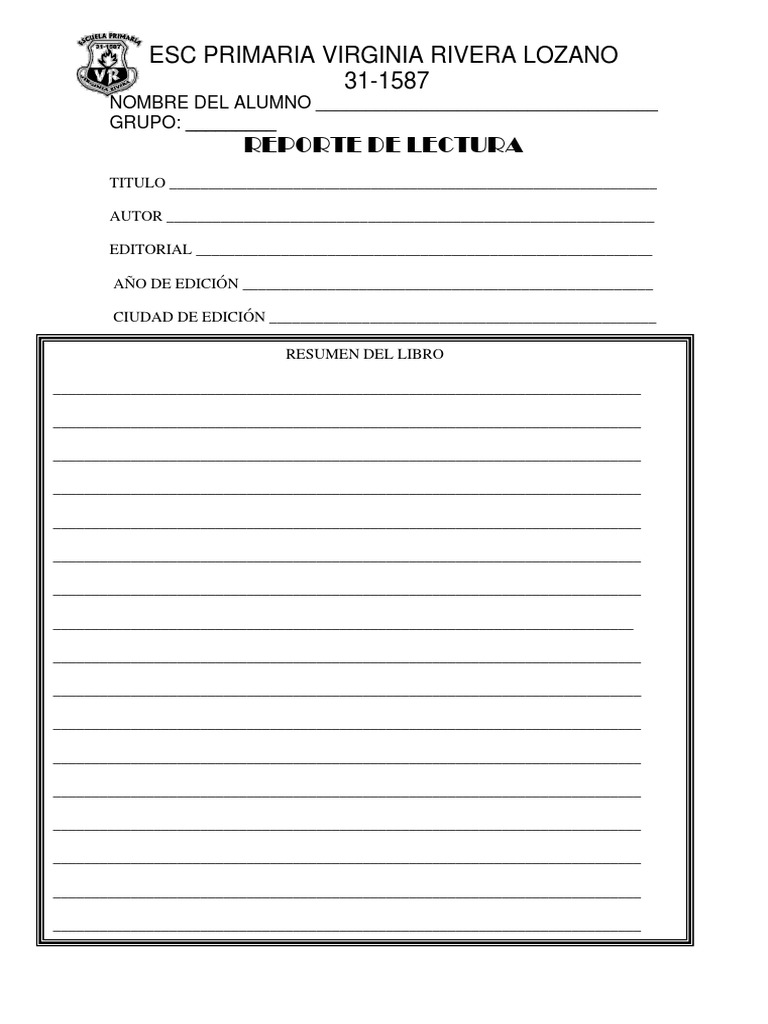 Reporte Lectura Vicky | PDF