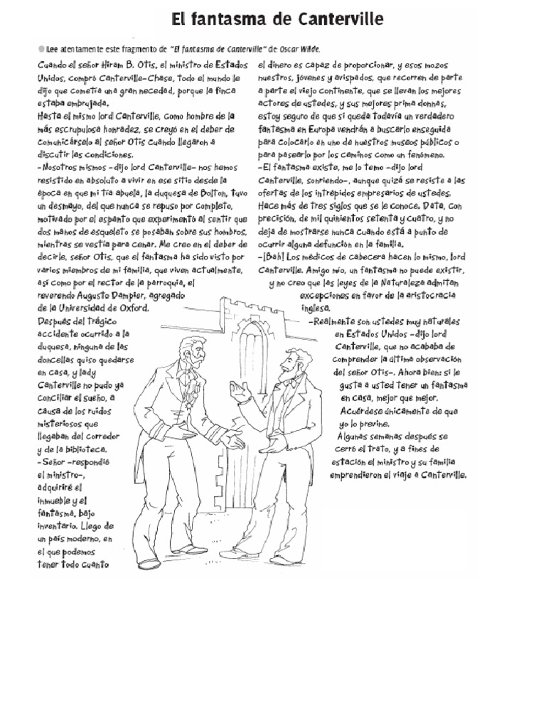 Fragmento Fantasma de Canterville | PDF