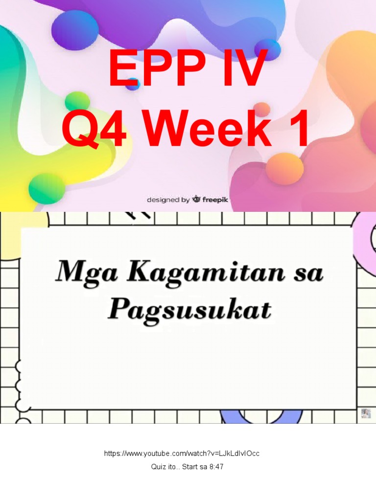 Epp PPT - Q4 W1 | PDF