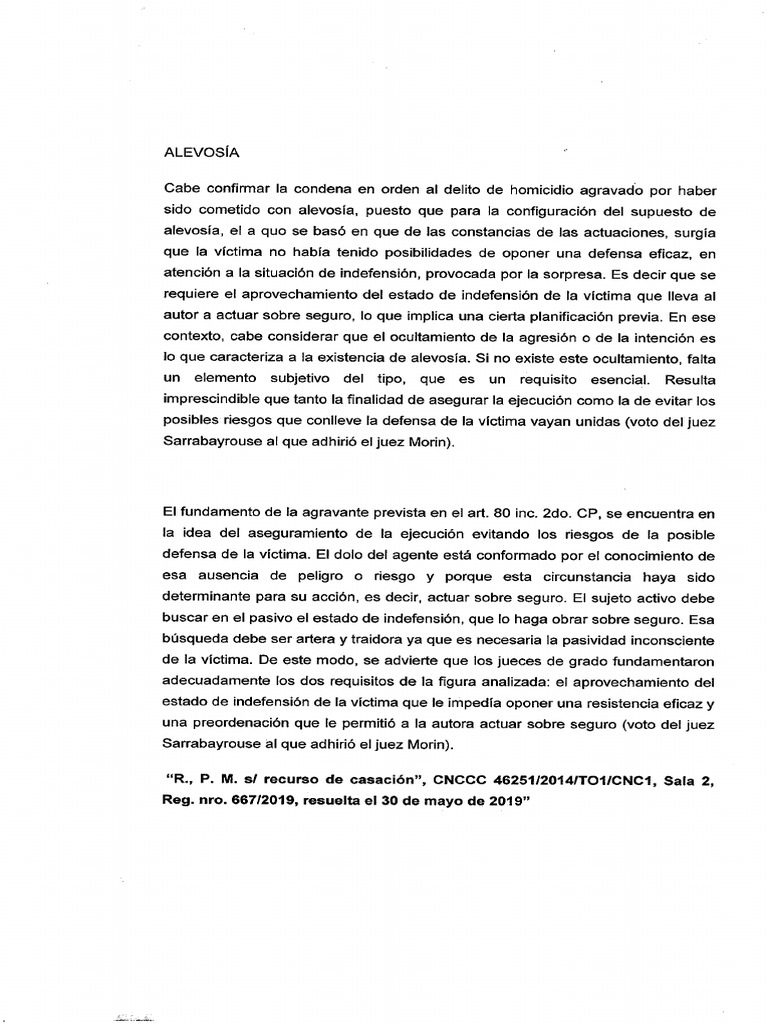 Alevosía | PDF