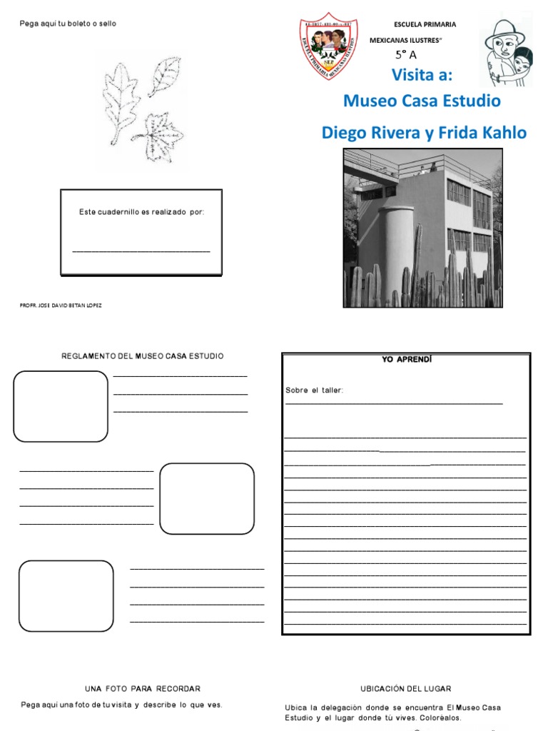 Visita al Museo Diego Rivera y Frida Kahlo | PDF | México