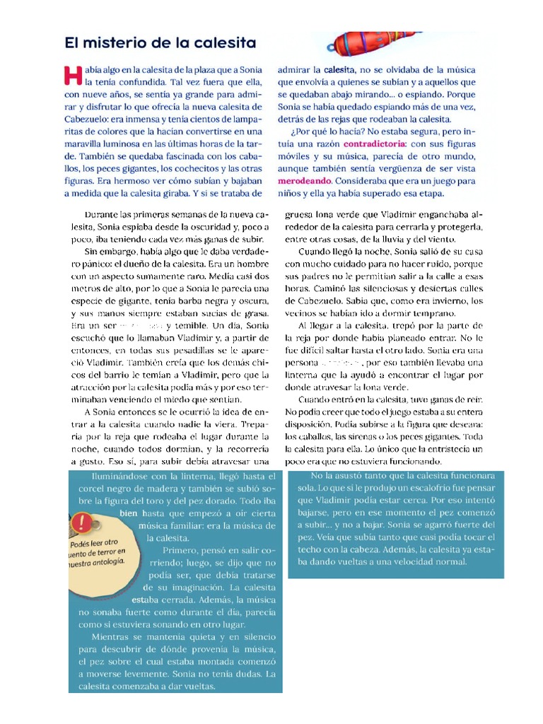 El Misterio de La Calesita | PDF