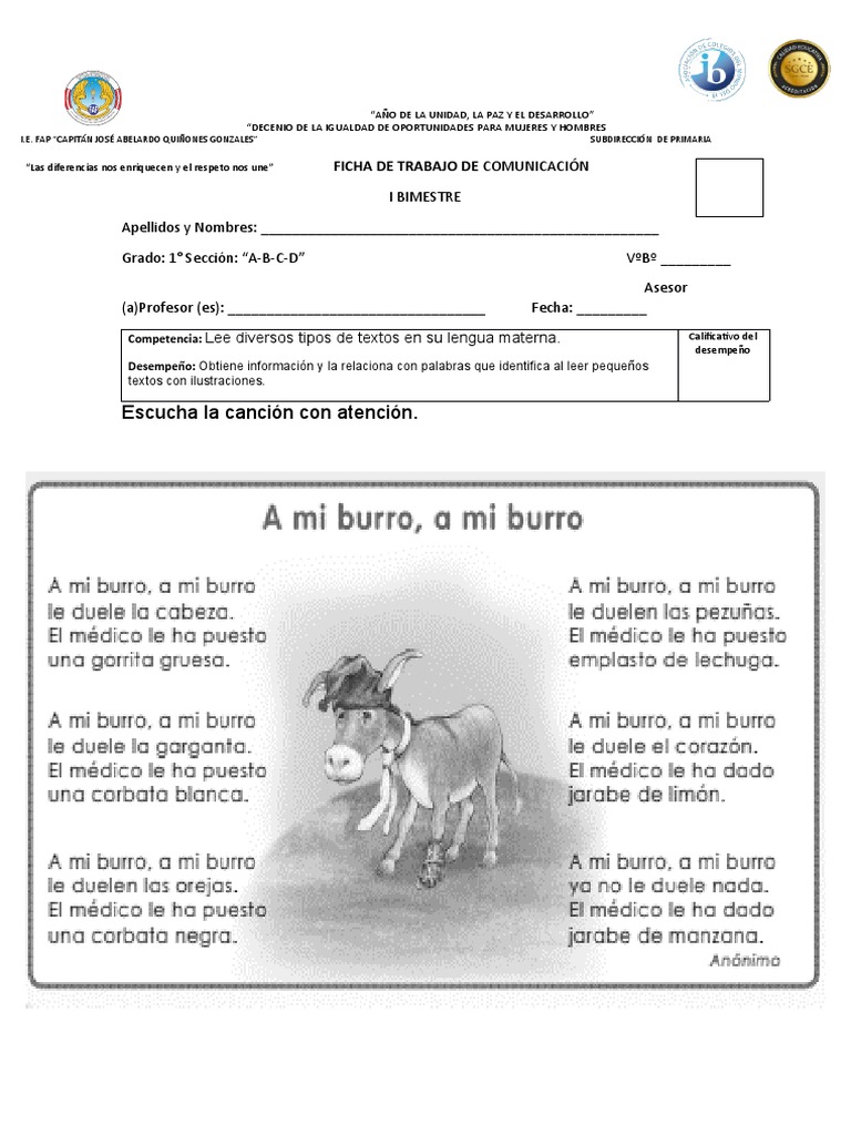 A Mi Burro | PDF