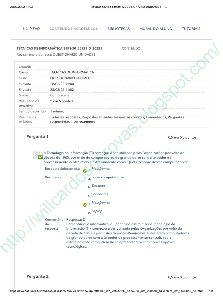 Técnicas de Informática - Q1 | PDF | Entrada/Saída | Byte