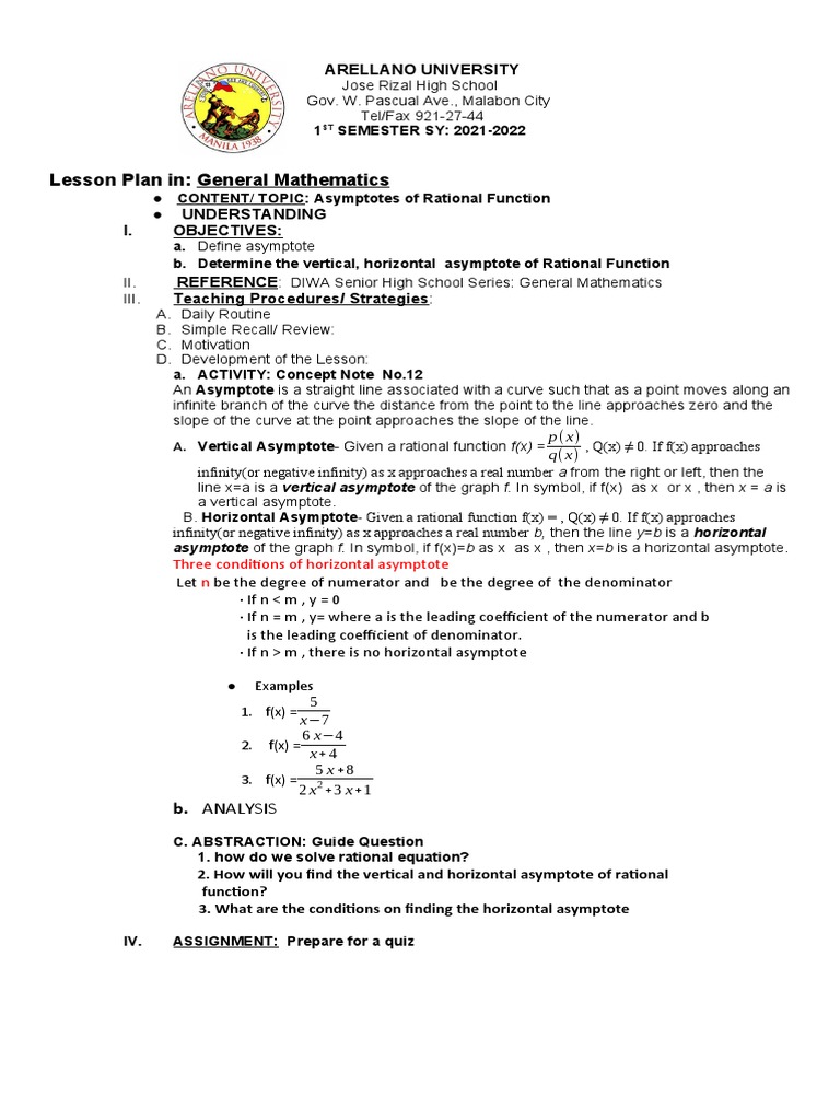 Understanding Asymptotes in Math | PDF | Asymptote | Geometry