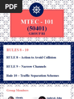 Colregs Rule 8 | PDF