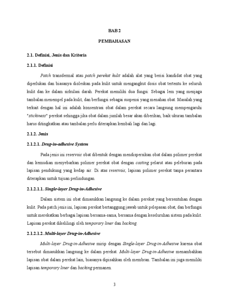 Penghantaran Transdermal Obat Hidrofilik Dan Hidrofobik. | PDF