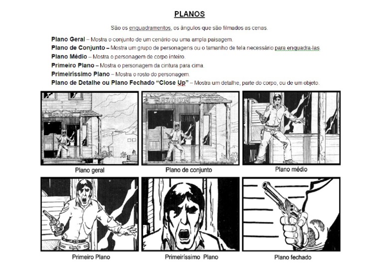 Planos Cinematograficos Cinema | PDF