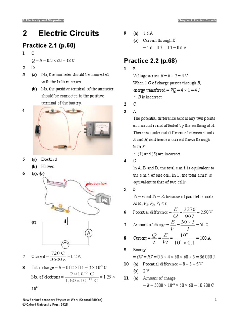 Analysis of Electric Circuits: Understanding Current, Resistance ...