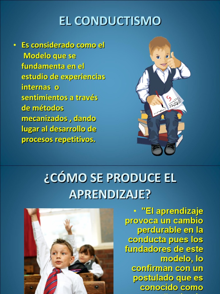 el conductismo y el aprendizaje | PDF | Aprendizaje | Comportamiento