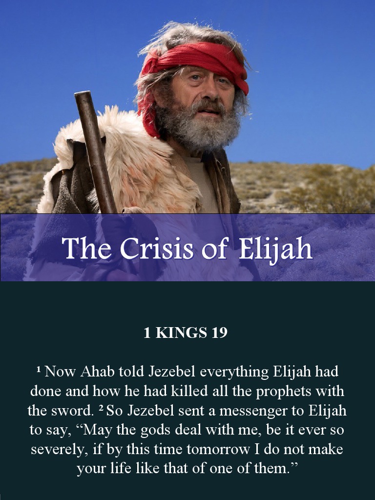 Elijah's Crisis: How God Handled the Prophet's Depression | PDF | Books Of Kings | Elijah