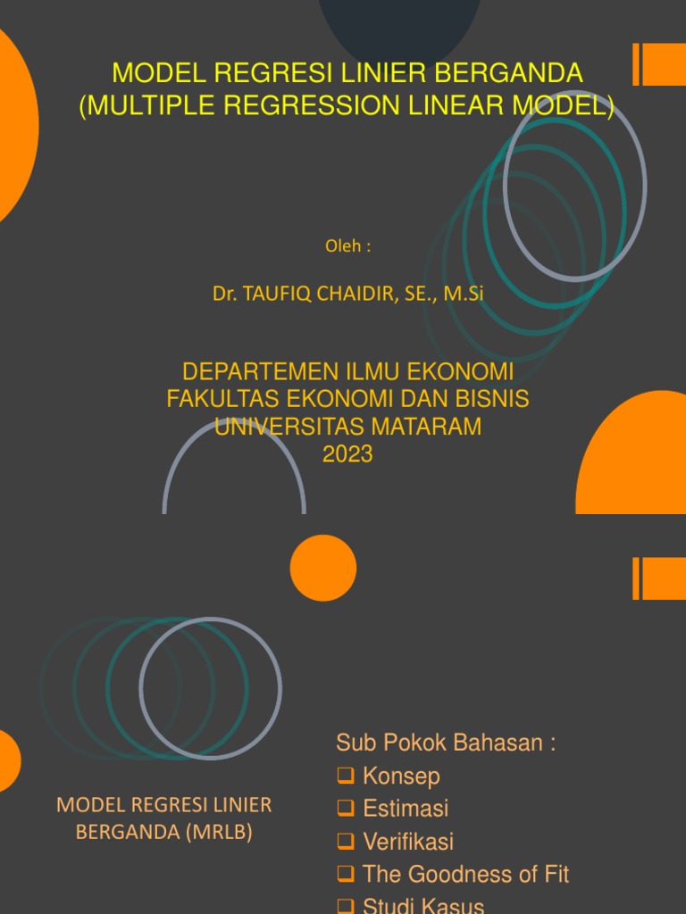 Uji Hipotesis Regresi Linier Berganda | PDF