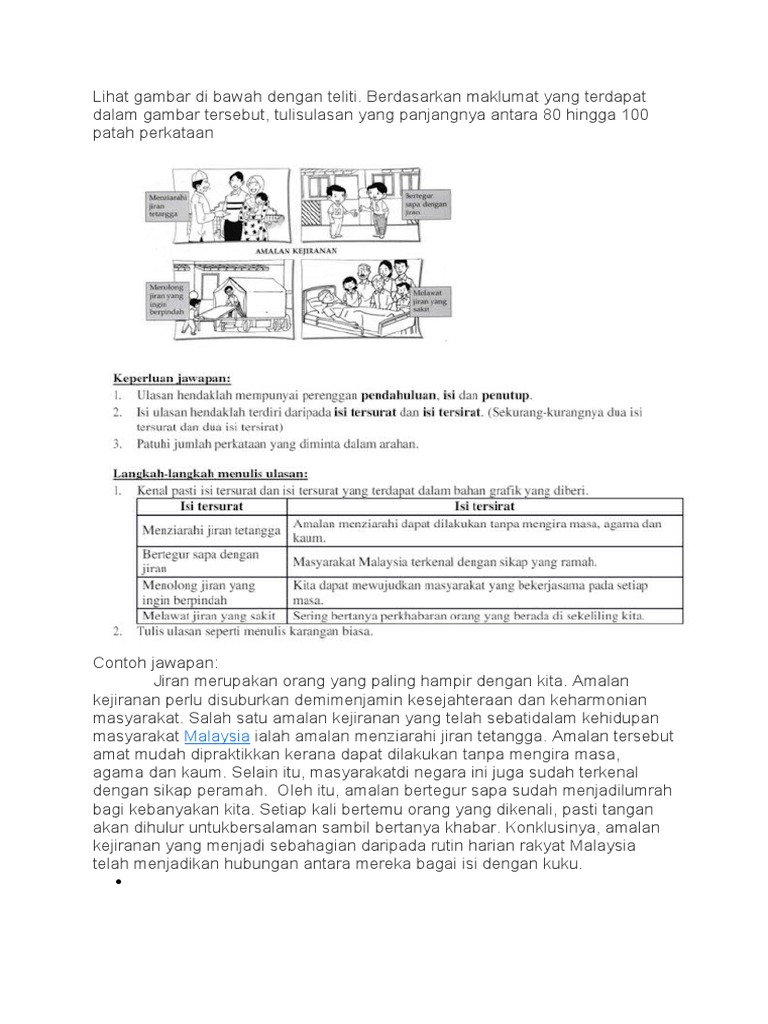 Contoh Ulasan PT3 | PDF