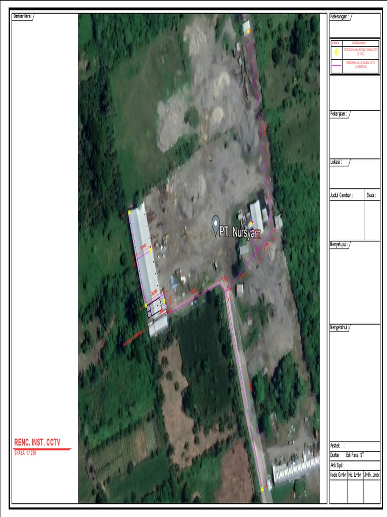 Rencana Pemasangan CCTV | PDF
