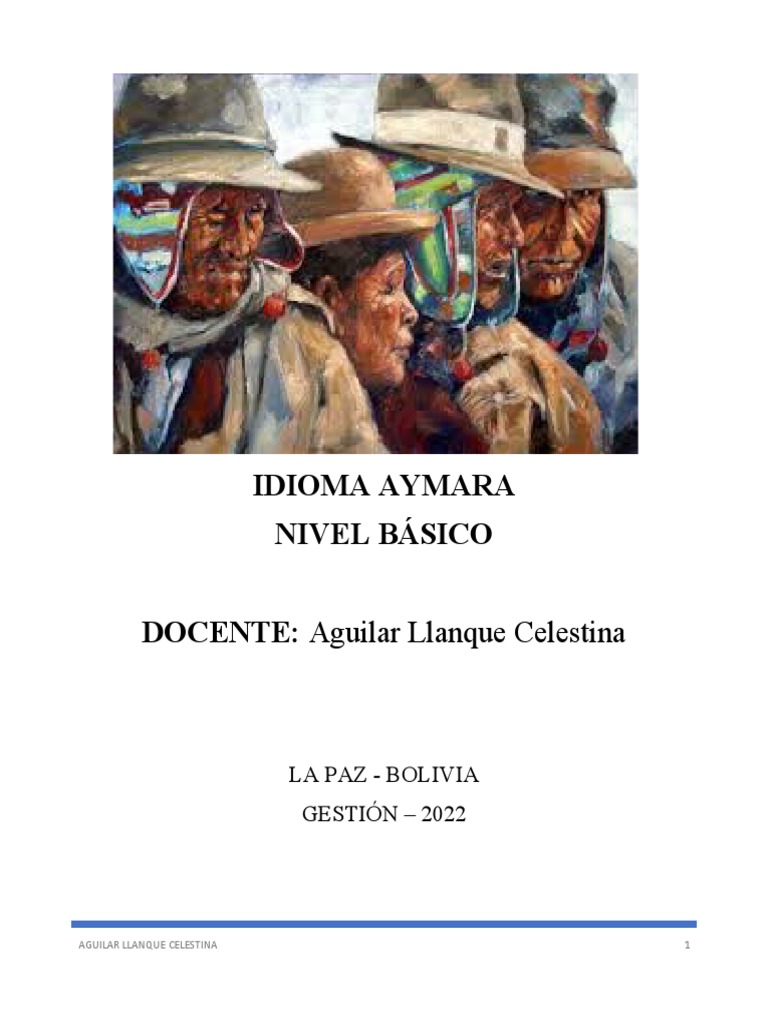 Aymara Básico | PDF | Vocal | Comunicación humana