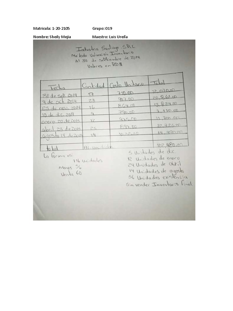 TAREA 9 Contabilidad LL | PDF