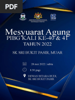 17. Skrip Emcee Majlis Mesyuarat Agung PIBG 2024 | PDF