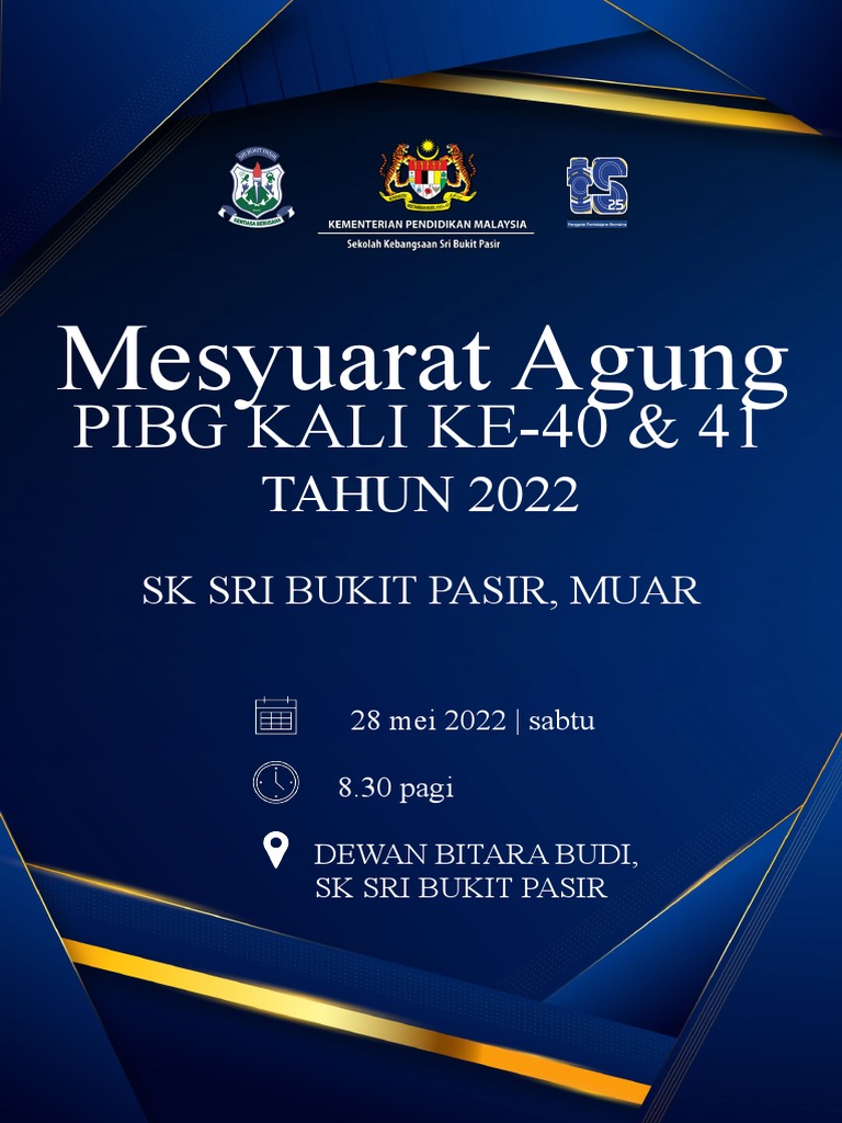 Mesyuarat Agung: Pibg Kali Ke-40 & 41 | PDF
