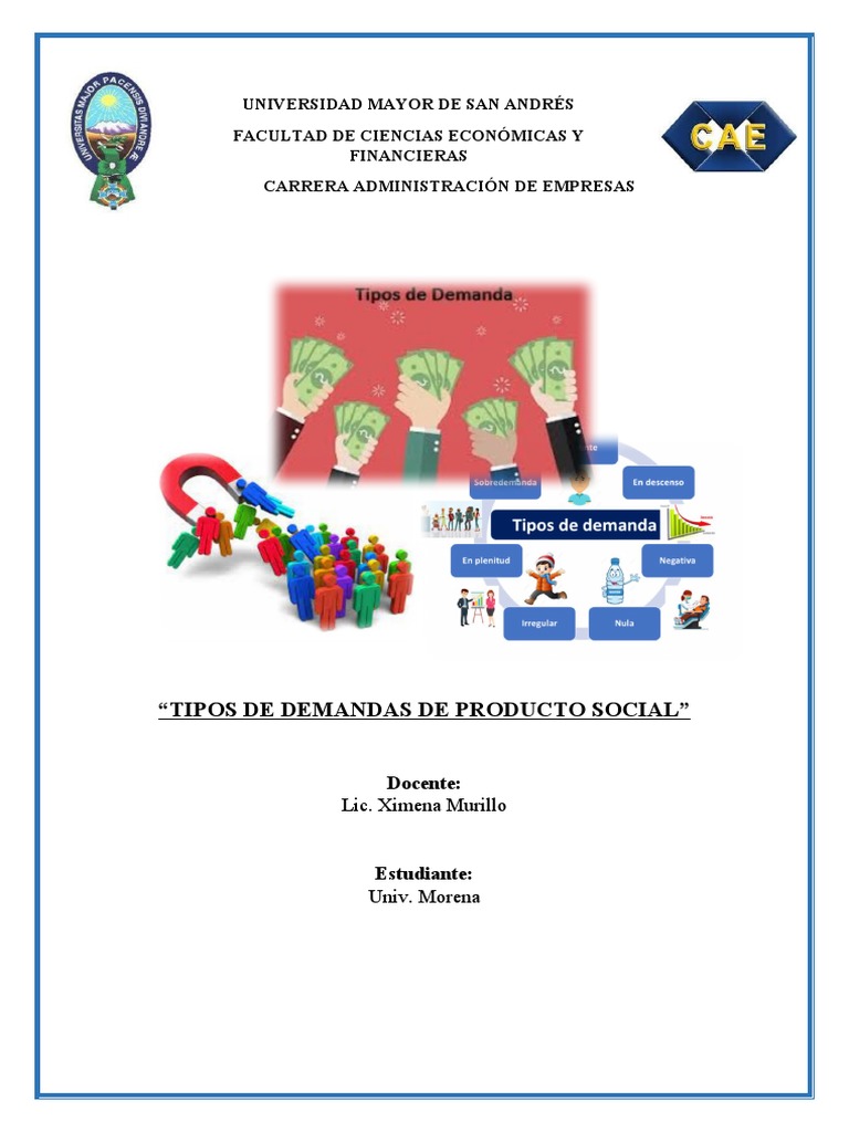 Tipos de Demandas de Producto Social | PDF | Economias