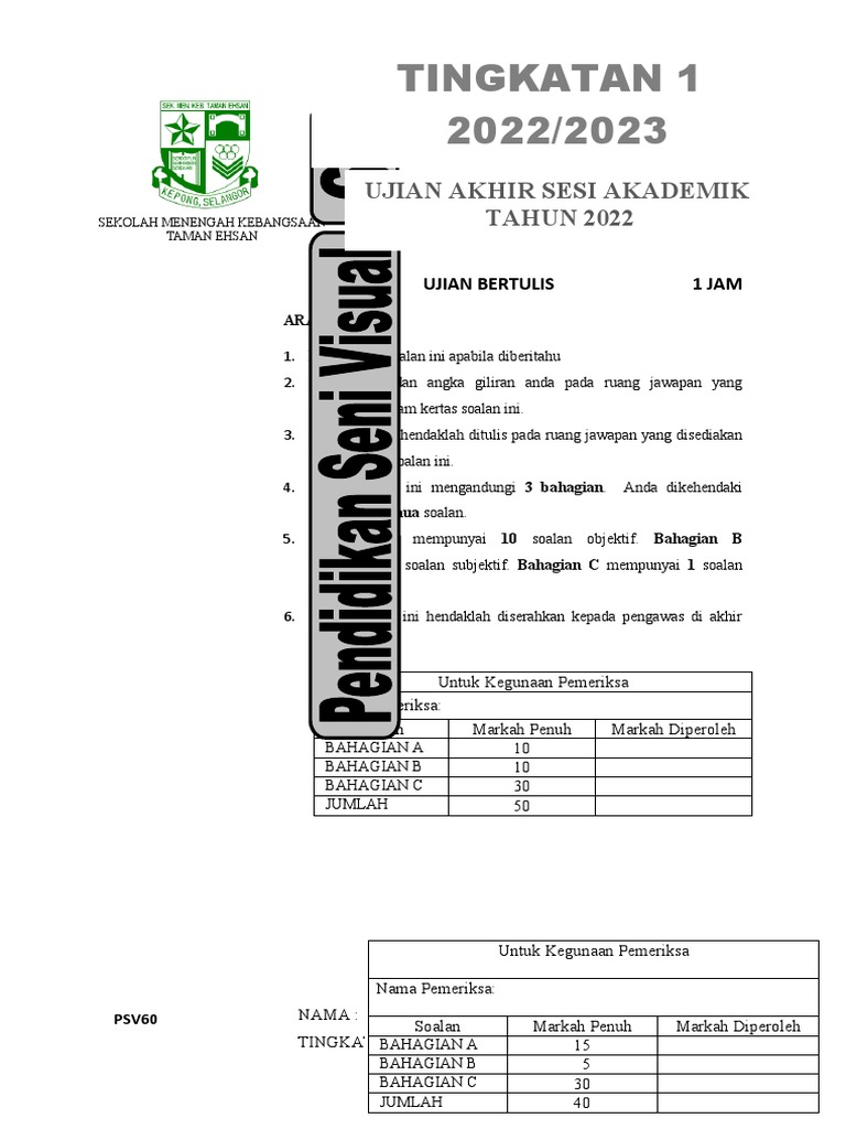 Soalan Pat t1 20212022 | PDF