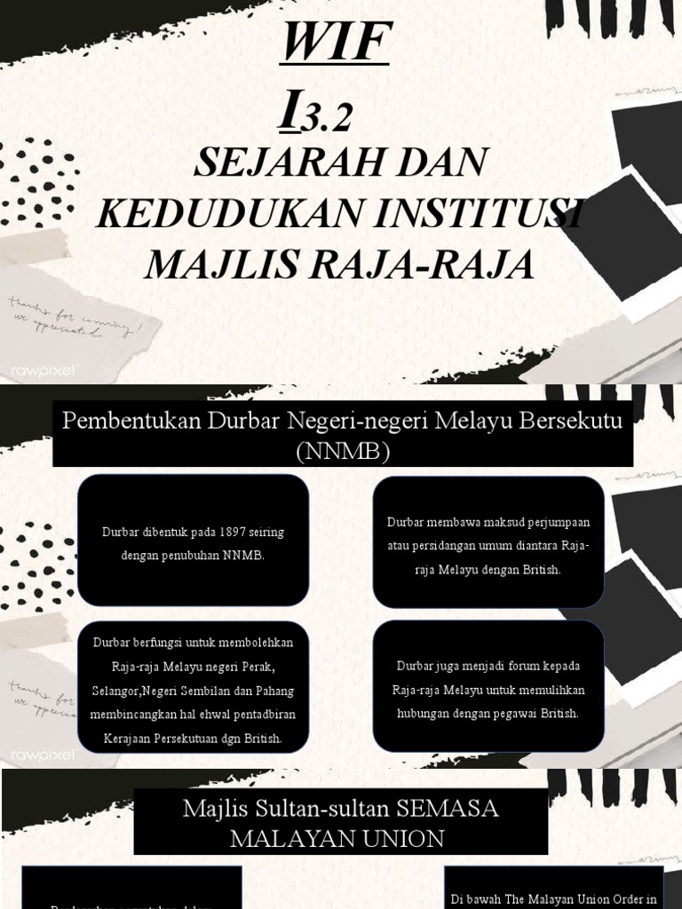 Sejarah Dan Kedudukan Institusi Majlis Raja-Raja 3.2 | PDF