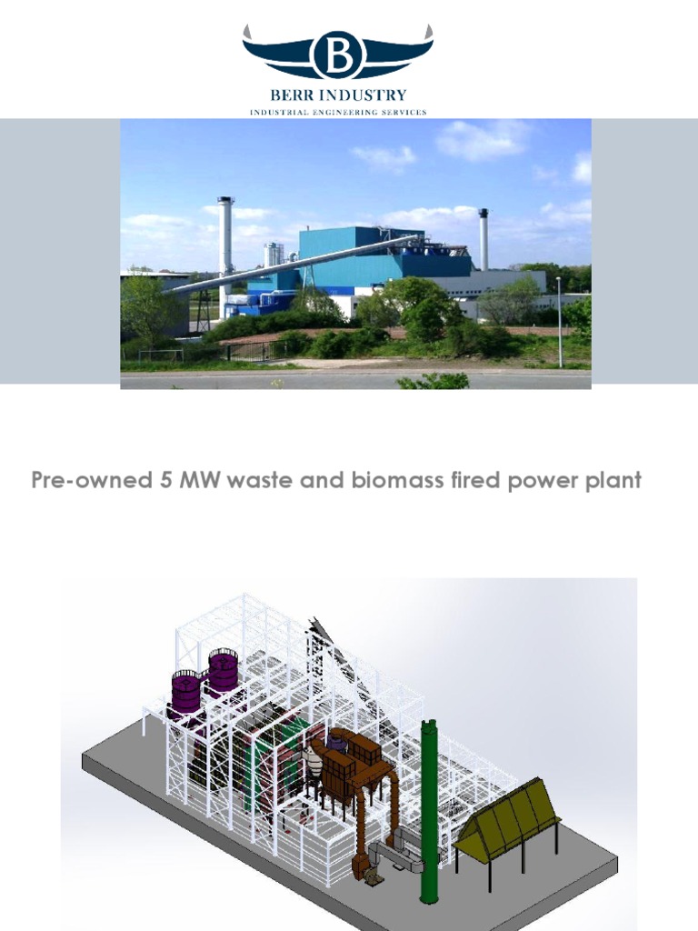 Presentation biomass 5 MW-2-4 | PDF | Energy Conversion | Chemical ...