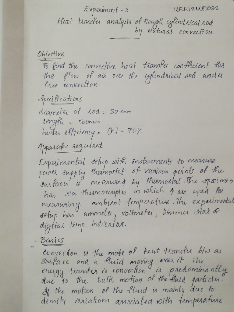 HMT Exp3 Me032 | PDF