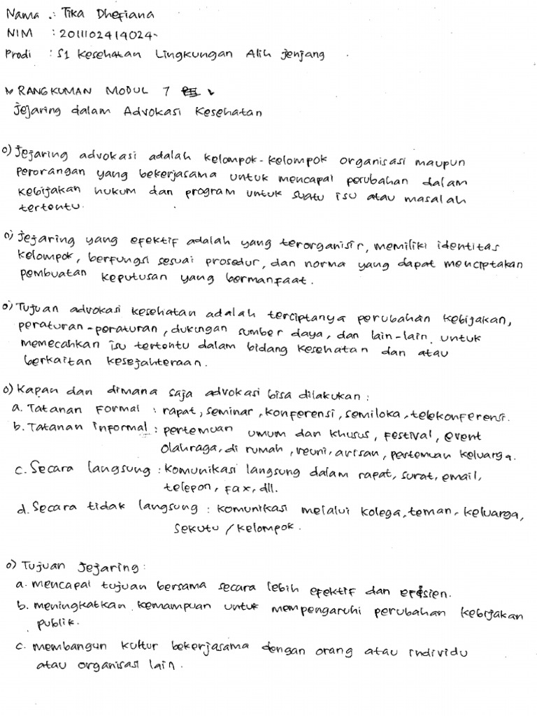 Ringkasan Modul 7 | PDF