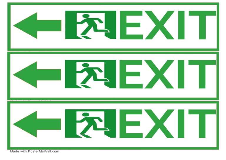 Exit Sign Left | PDF