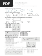 Radicals Test | PDF | Multiple Choice | Equations