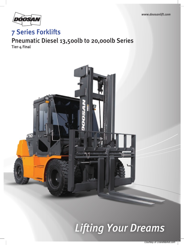 Doosan Lift Truck Forklifts Spec 1f444d | PDF | Vehicles | Motor Vehicle