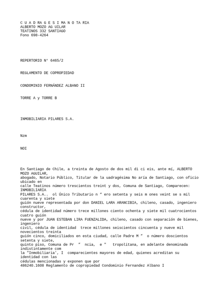 Reglamento Copropiedad | PDF | Condominio | Multa (pena)