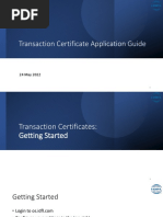 Transaction Certificate Policy Overview | PDF | Authentication | Business
