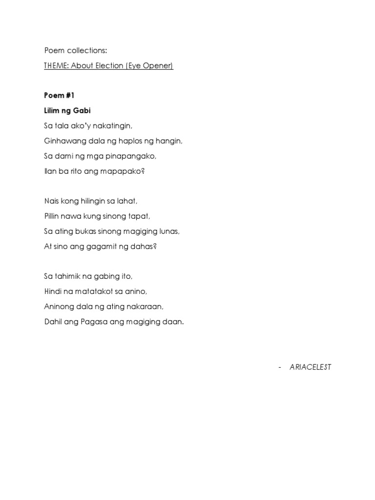 Poem collections | PDF