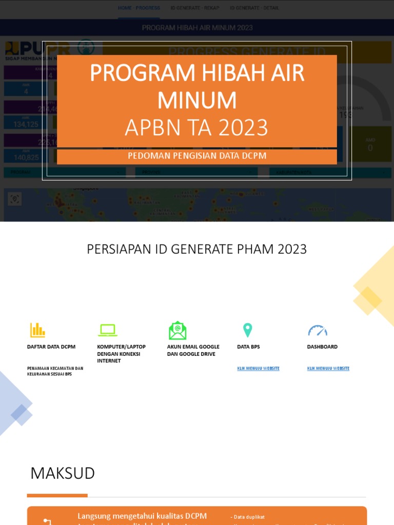 Pedoman Pengisian Data DCPM - Cpmu | PDF