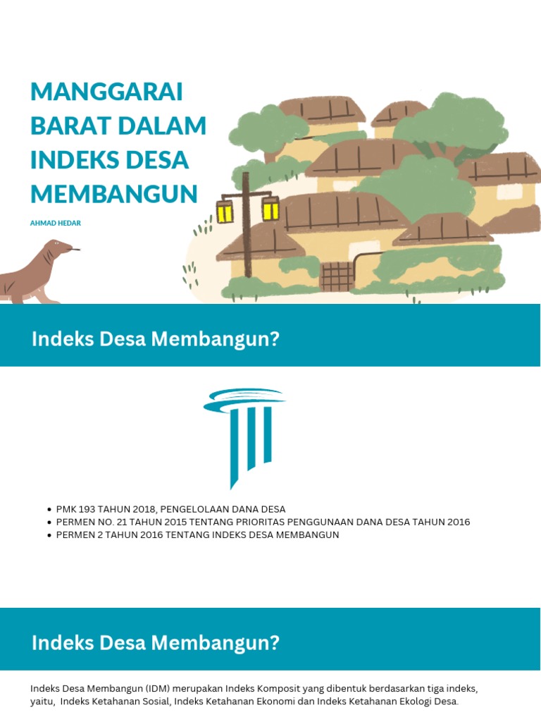 Manggarai Barat Dalam Indeks Desa Membangun | PDF
