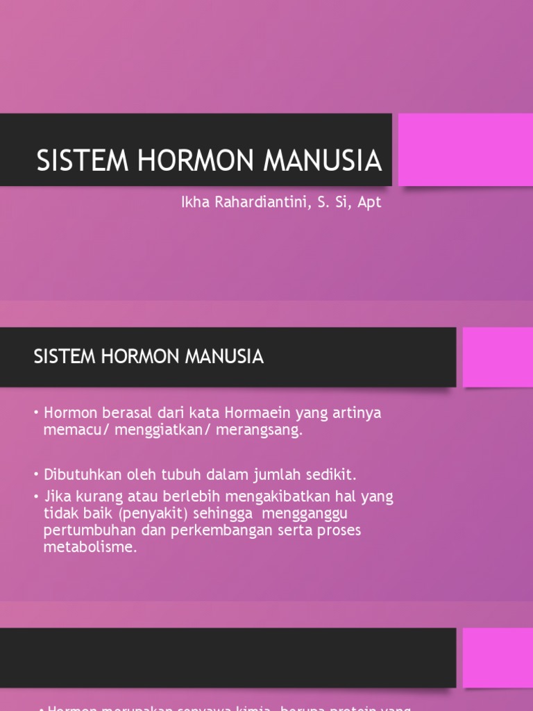 Sistem Hormon Manusia | PDF
