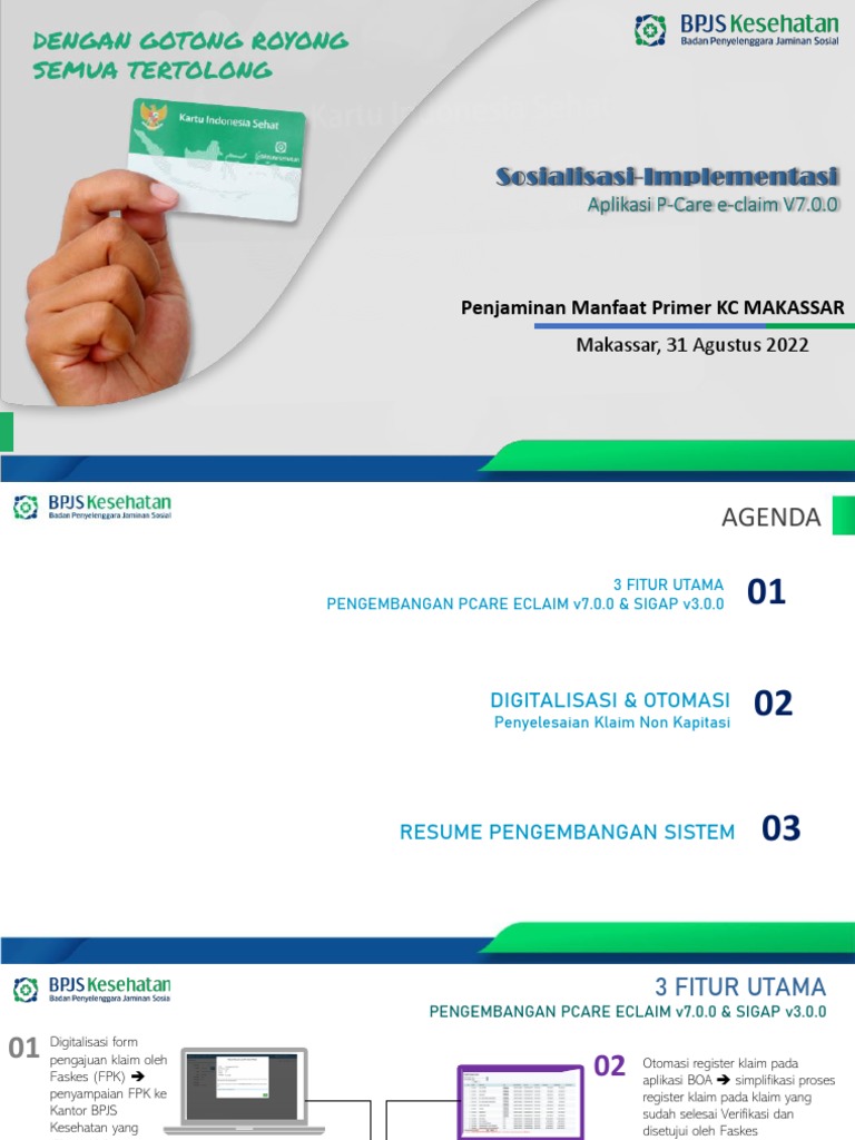 3108materi Sosialisasi PCare Eclaim | PDF