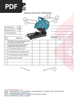 Cutting Machine Safety Checklist | PDF | Switch | Electrical Engineering