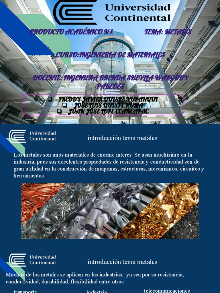 Propiedades y Usos de los Metales | PDF | Acero | Rieles