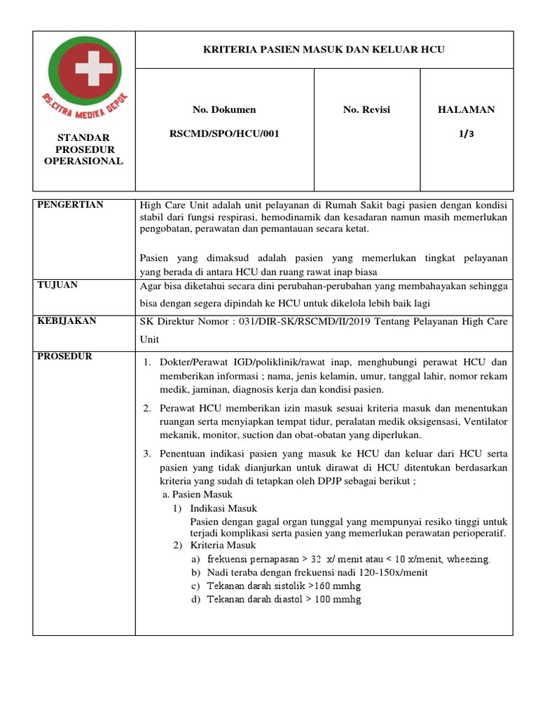 Spo Hcu | PDF