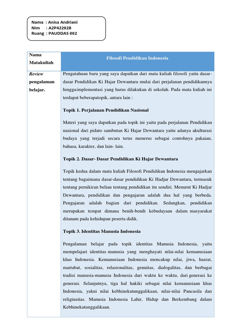 Jurnal Refleksi FPI | PDF