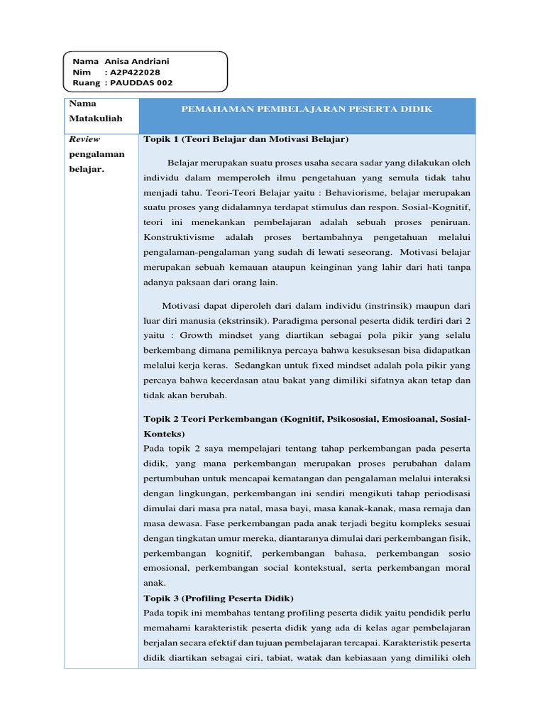 Jurnal Refleksi PPDP | PDF