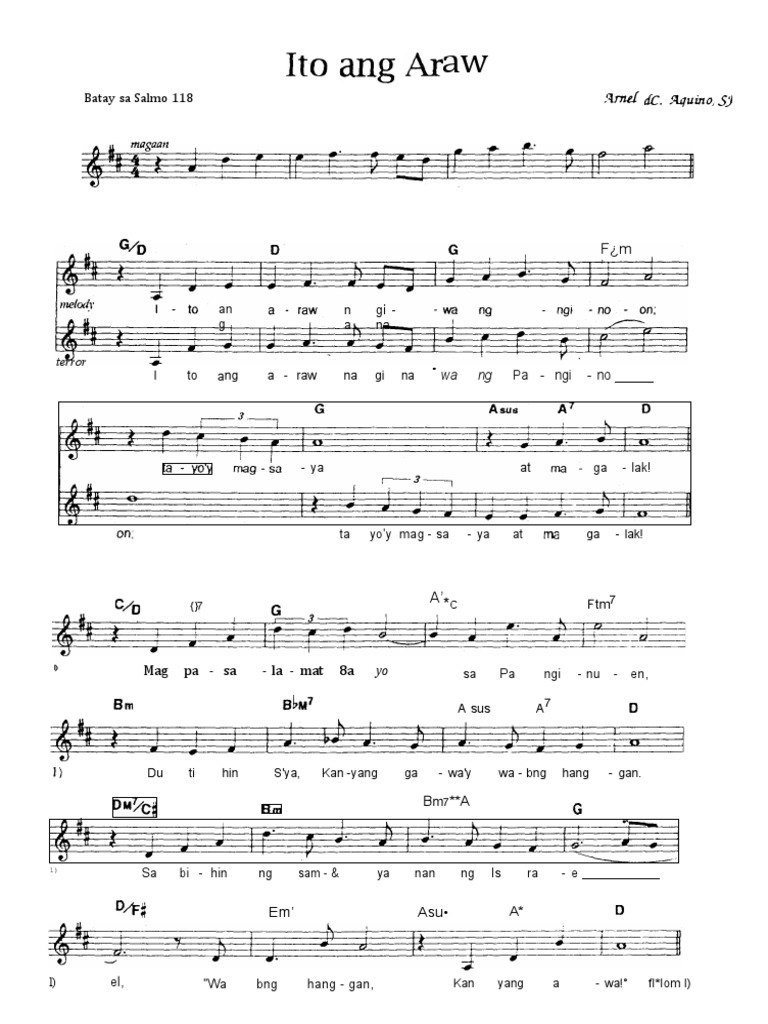 Ito Ang Araw Aquino | PDF