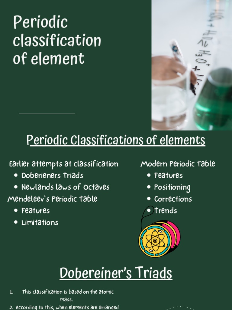 Periodic Classification of Elements | PDF | Periodic Table | Chemical Elements