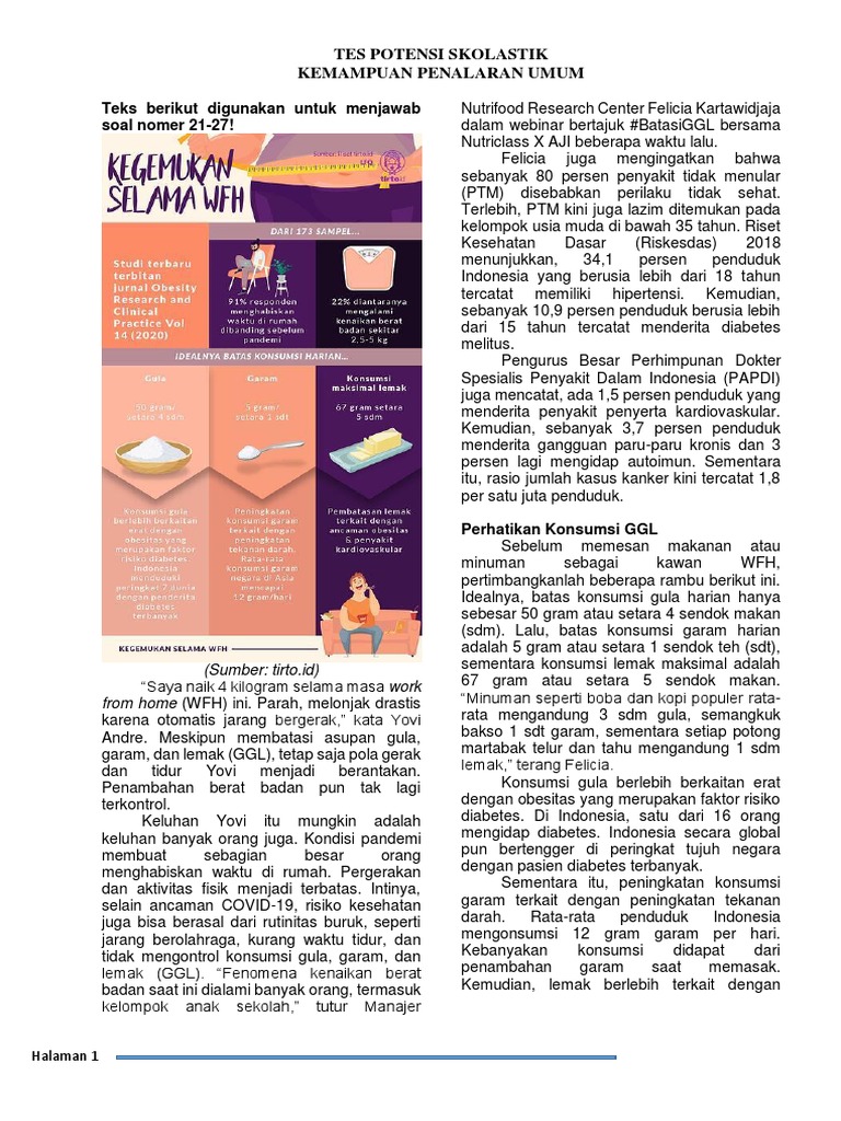 Soal Try Out 2 - PU - 2022 | PDF