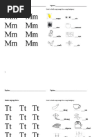 Letrang CC Kindergarten Worksheets | PDF