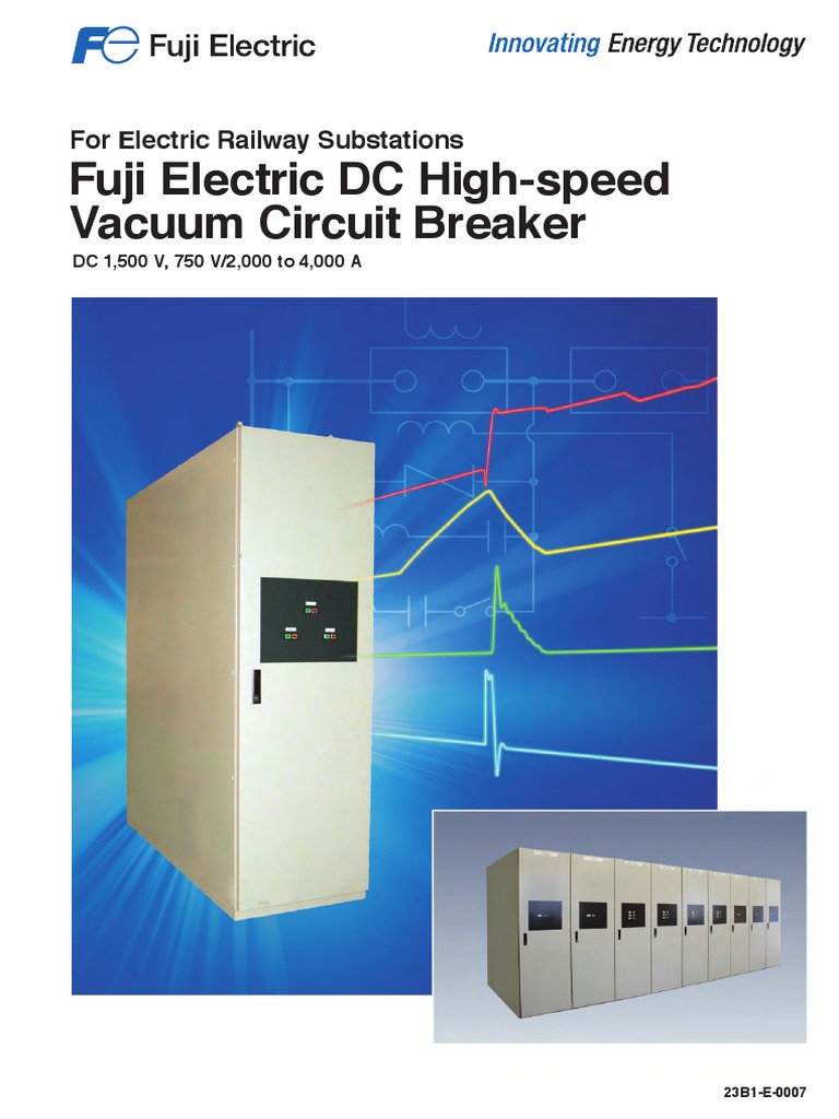Fuji Electric DC High-Speed Vacuum Circuit Breaker: For Electric ...